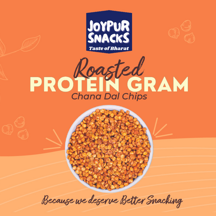 Roasted Protien Gram Chips (Chana dal Chips) – Joypur Multifoods (Bharat) LLP